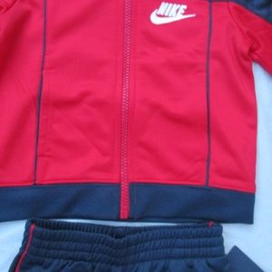 Nike | Matching Sets | Nike Boys Tracksuit 2 Piece Blue Red 86b255695 ...